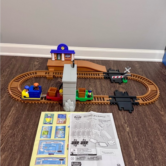 Paw Patrol | Toys | Paw Patrol Adventure Bay Train Set For Kids ...